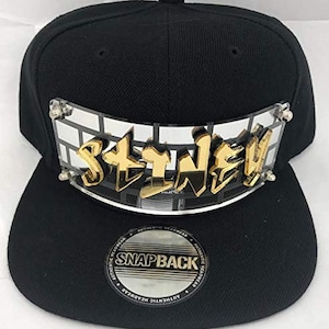 Personalized Custom Snapback Hat Six Panel Flat Bill Snap Back Hat Cap ...