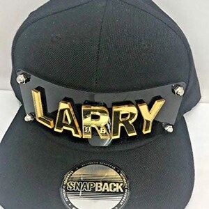 Personalized Custom Snapback Hat Six Panel Flat Bill Snap Back Hat Cap ...
