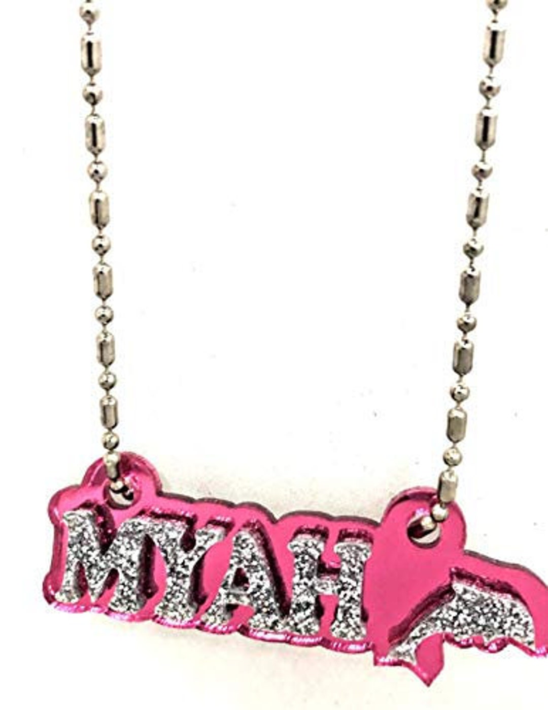 Personalized Name Plate Custom Name Necklace Nameplate Name Laser Cut ...