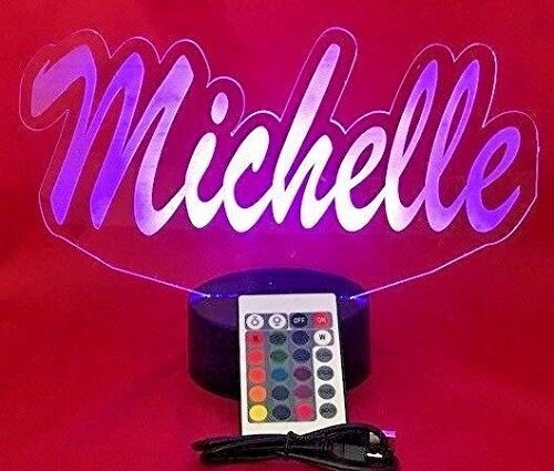 Night Light up Table Lamp LED Personalized Engraved Create - Etsy