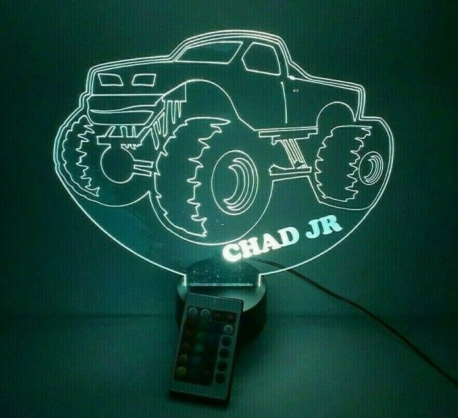 Monster Truck 4x4 Offroad Night Light up Table Desk Lamp LED ...