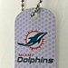 Miami Dolphins Football Dog Tag Chain Personalized Custom Name Free ...