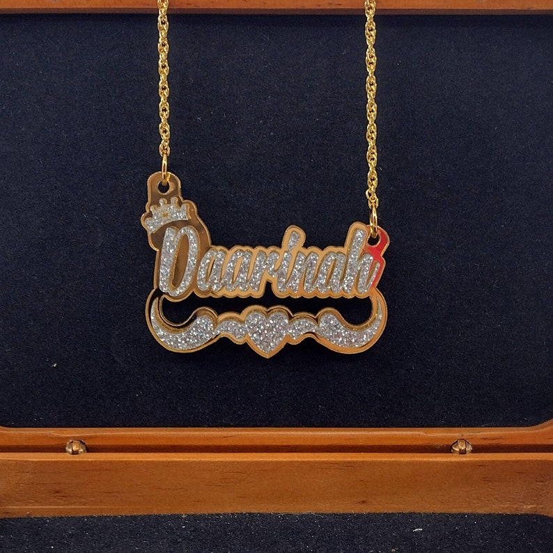 Name Necklace Plate Personalized Custom Nameplate and - Etsy