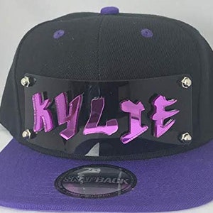 Personalized Custom Snapback Hat Six Panel Flat Bill Snap Back Hat Cap ...