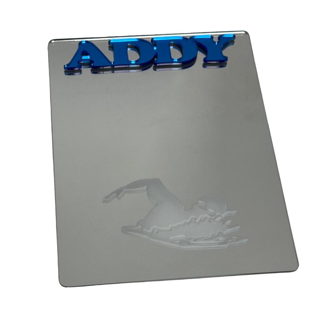 Swimmer Swim Swimming Locker Mirror Personalized, Back to School ...