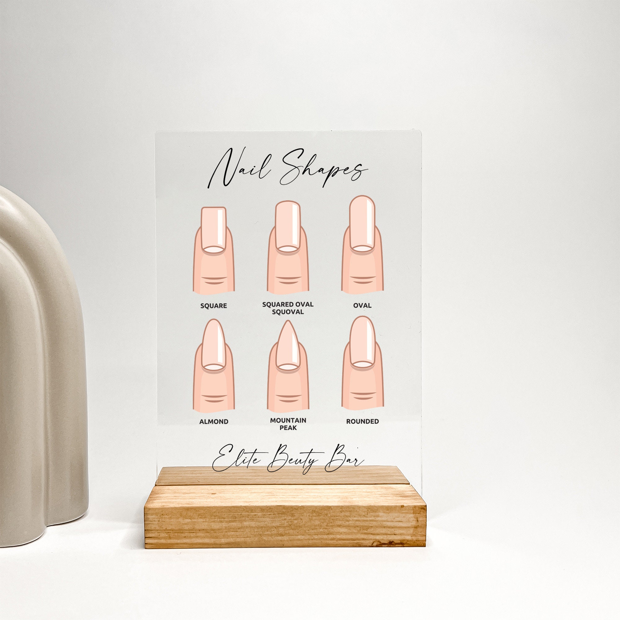 Personalized Desk Name Plate Plaque | Unique Gift | Nail Salon Decor ...