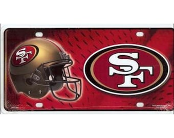 San Francisco 49ers License Plate - Etsy