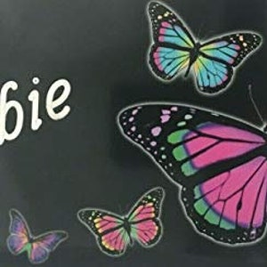 Butterfly Personalized Custom License Vanity Plate Free Engraved Auto ...