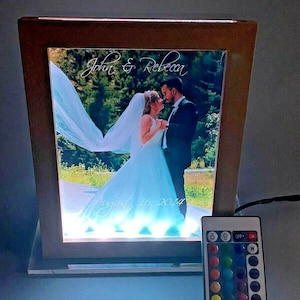 Large Custom Free Standing Picture Photo Frame With Your Photo UV ...