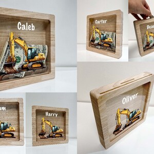 Personalized Savings Piggy Bank for Boys Custom Name Money Box ...