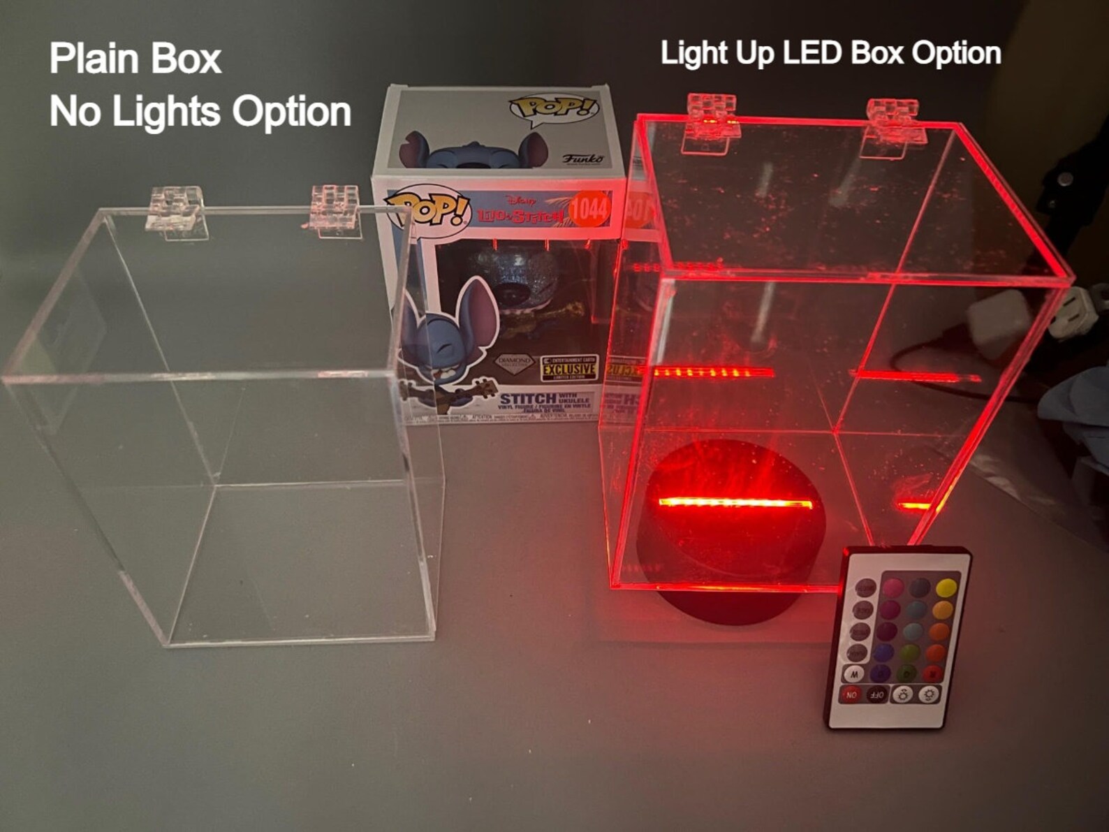 Fantastically Unique Handmade Custom Funko Box Hinged Top Display Light ...