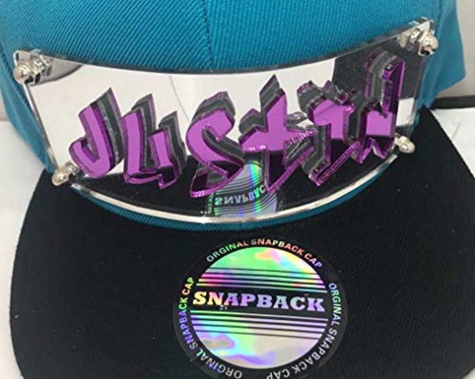 Personalized Custom Snapback Hat Six Panel Flat Bill Snap Back | Etsy