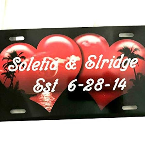 Personalized Car Tag - Etsy