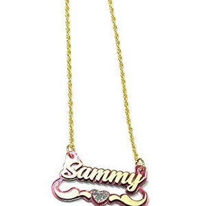 Personalized Name Plate Custom Name Necklace Nameplate Name Laser Cut ...