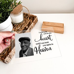 Custom Personalized Photo Picture Plaque in Loving Memory Rest in Peace ...