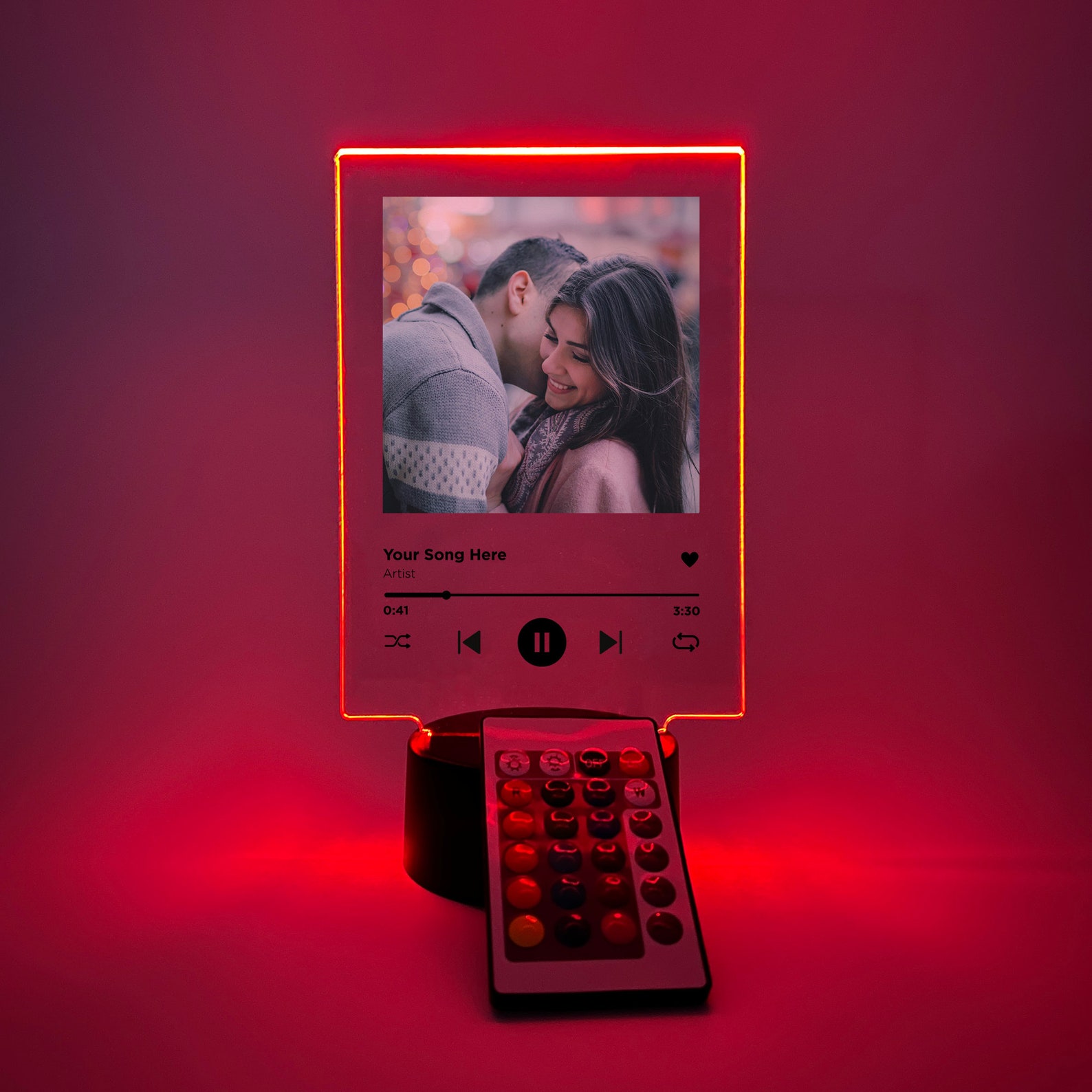 Custom Personalized Photo Song Framed Lyrics Music Album Cover Picture ...