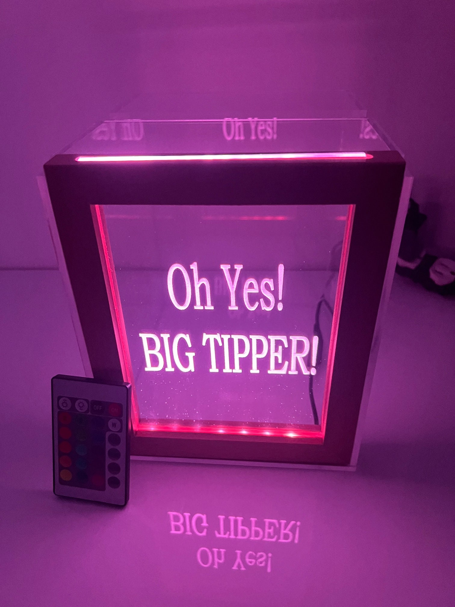 Fantastically Unique Tip Box Donation Jar Personalized FREE Engraved ...