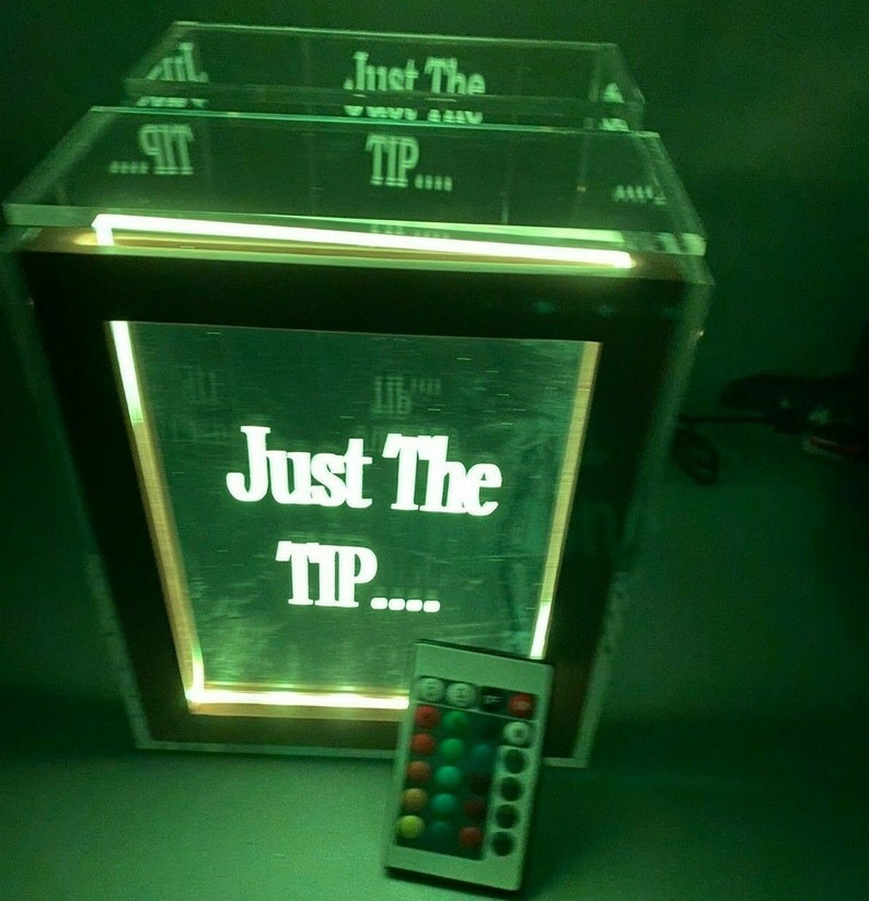 Fantastically Unique Eye Catching Tip Box Raffle Fund Raiser Donation ...