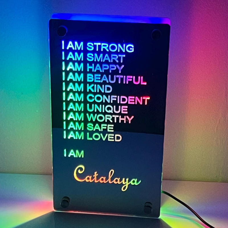 Hanging Lighted Mirror - Etsy