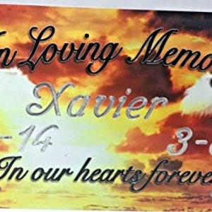 In Loving Memory R.I.P Personalized Custom License Vanity Plate Free ...
