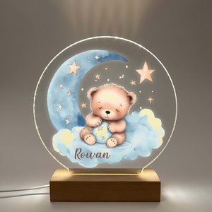 Teddy Bear Night Light, Night Light for Kids Room, Nursery Night Light ...
