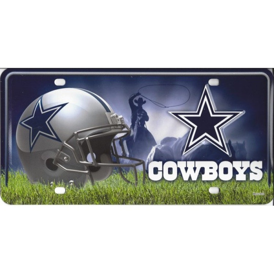 Dallas Cowboys Football Sports Personalized Custom License Vanity Plate ...
