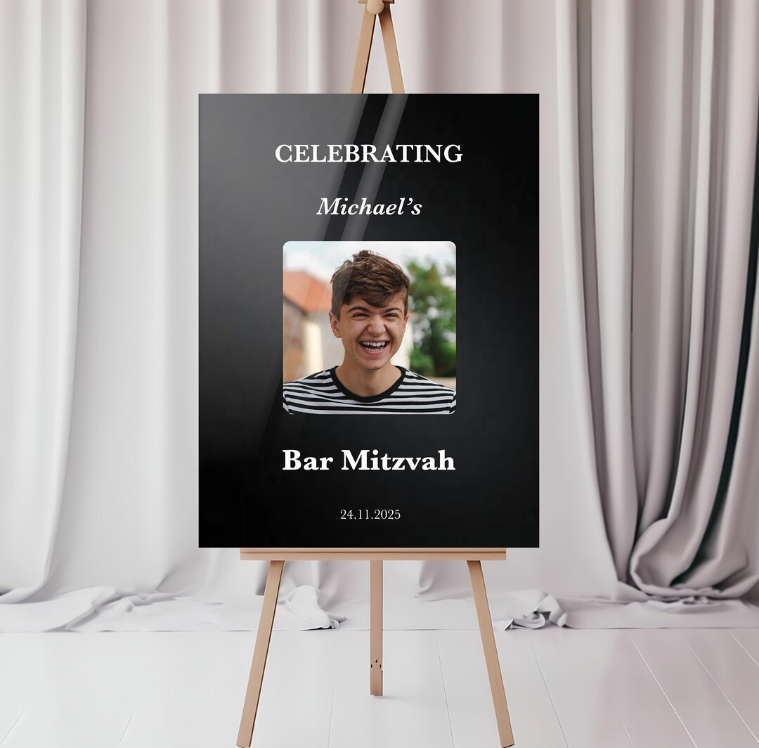 Acrylic Party Sign in Boards With Logo Personalized Custom Made to ...