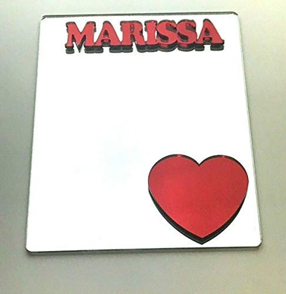 Heart Locker Mirror Personalized Back to School Magnetic - Etsy