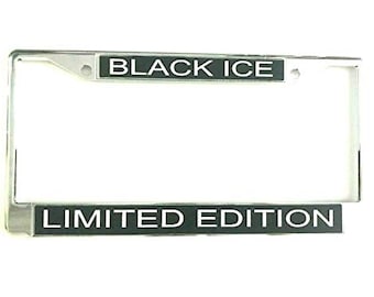 Chrome License Plate Frame Metal Custom Personalized Engraved | Etsy