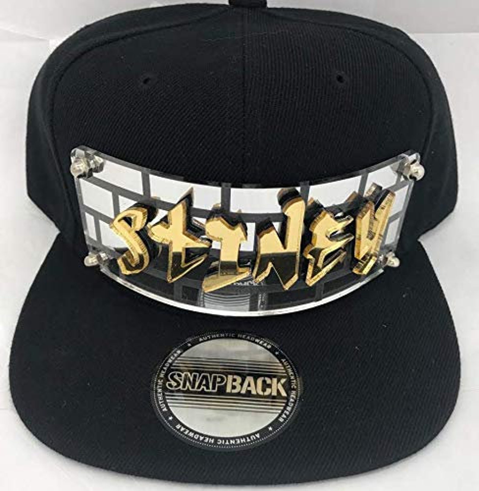 Personalized Custom Snapback Hat Six Panel Flat Bill Snap Back | Etsy