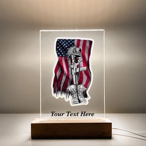 Personalized LED Light in Loving Memory Condolence Remembrance Loss ...