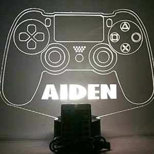 Video Game Controller Console Controller Gaming Room Night Light up ...