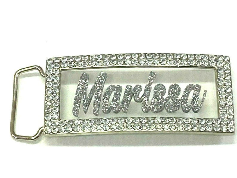 Adjustable Belt Buckle Laser Cut Personalized Custom Bling - Etsy