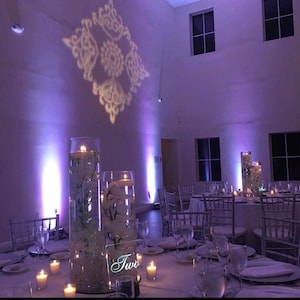 Custom Picture Light up LED Table Party Centerpiece Table Number ...