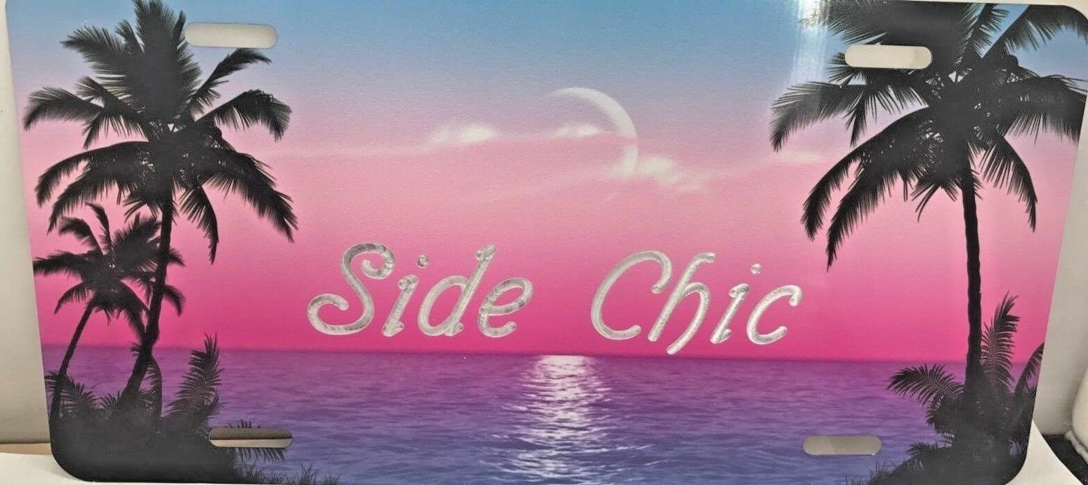 Palm Tree Scenic Personalized Custom License Vanity Plate Free | Etsy