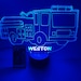 Fire Engine Truck Night Light up Firefighter Table Desk Lamp LED ...