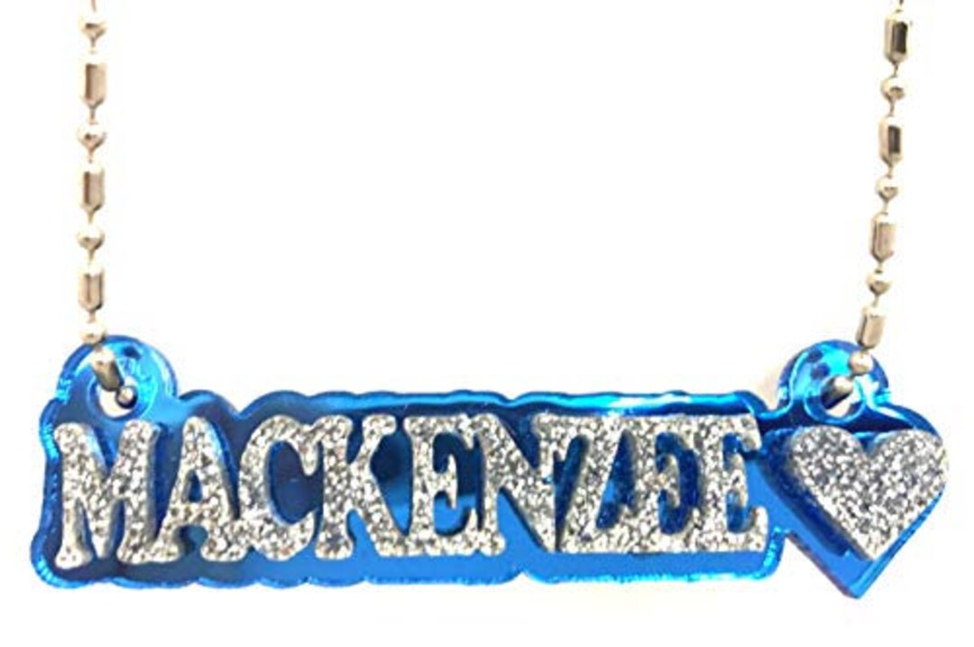 Personalized Name Plate Custom Name Necklace Nameplate Name Laser Cut ...