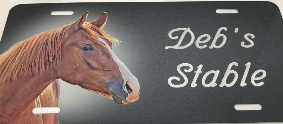 Horse Farming Horses Personalized Custom License Vanity Plate Free ...