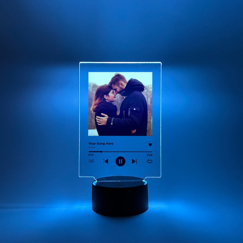 Custom Personalized Photo Song Framed Lyrics Music Album Cover Picture ...