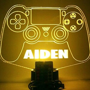 Video Game Controller Console Controller Gaming Room Night Light up ...