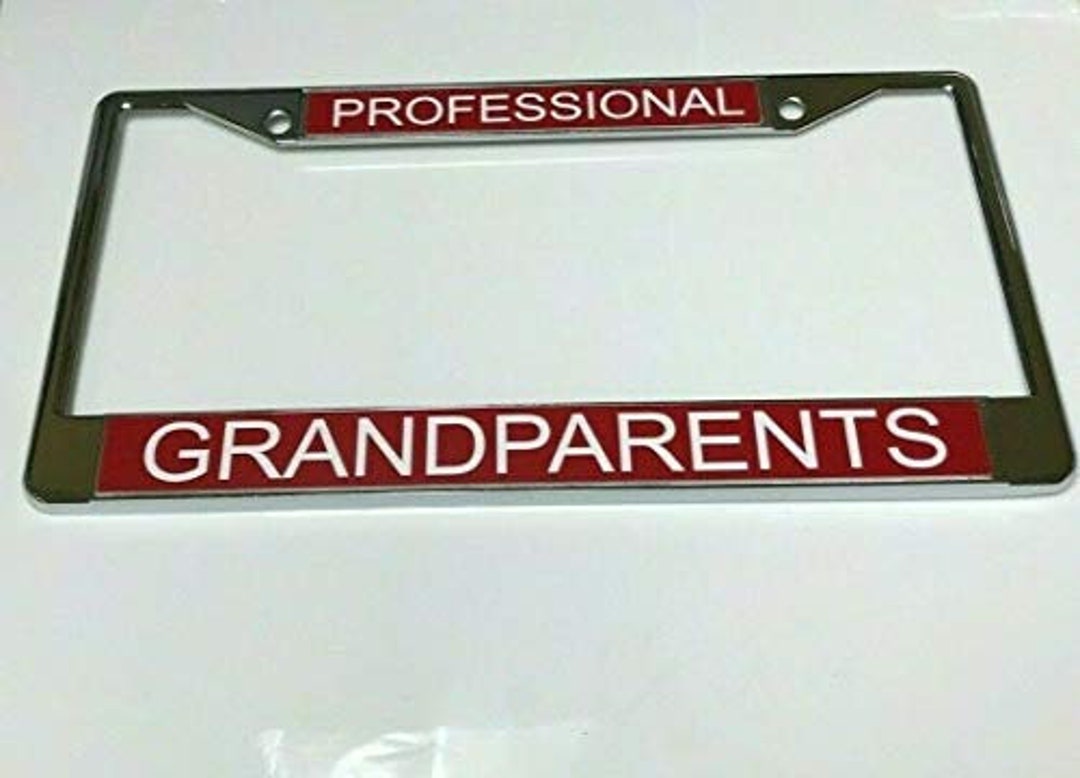 Chrome License Plate Frame Metal Custom Personalized Engraved ...