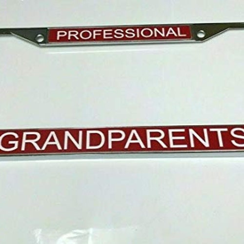 Chrome License Plate Frame Metal Custom Personalized Engraved | Etsy