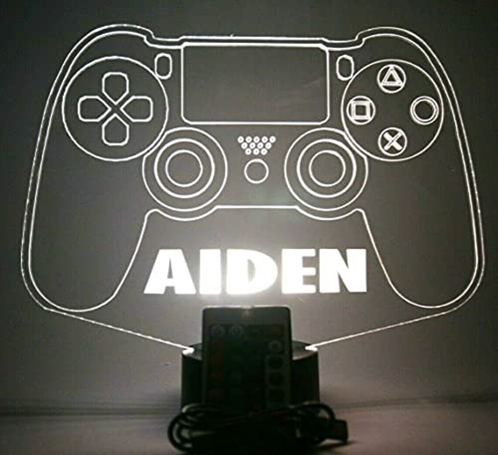 Video Game Controller Gamer Gaming Room Decor Popular Custom Name Night ...