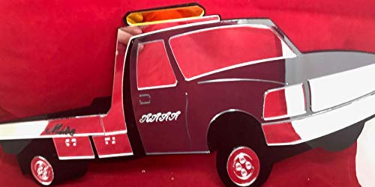 Flatbed Tow Truck Wrecker Wall Art Design Home Decor Hanging ...