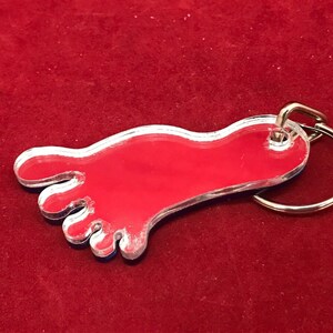 Baby Foot Cute Keychain Personalized Custom Name Free Engraved Key ...