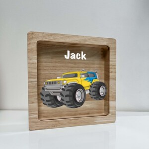 Personalized Savings Piggy Bank Boys Room Decor Custom Name Money Box ...