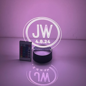 Custom Made 16 Colors LED Table Party Centerpiece Table Number Wedding ...
