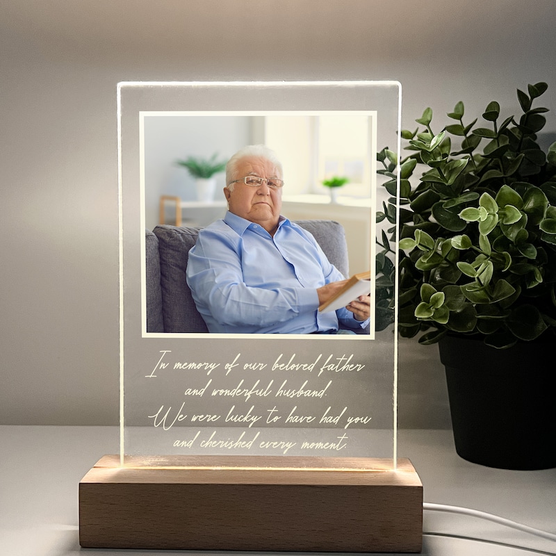 Led Photo Frames Memorial - Etsy