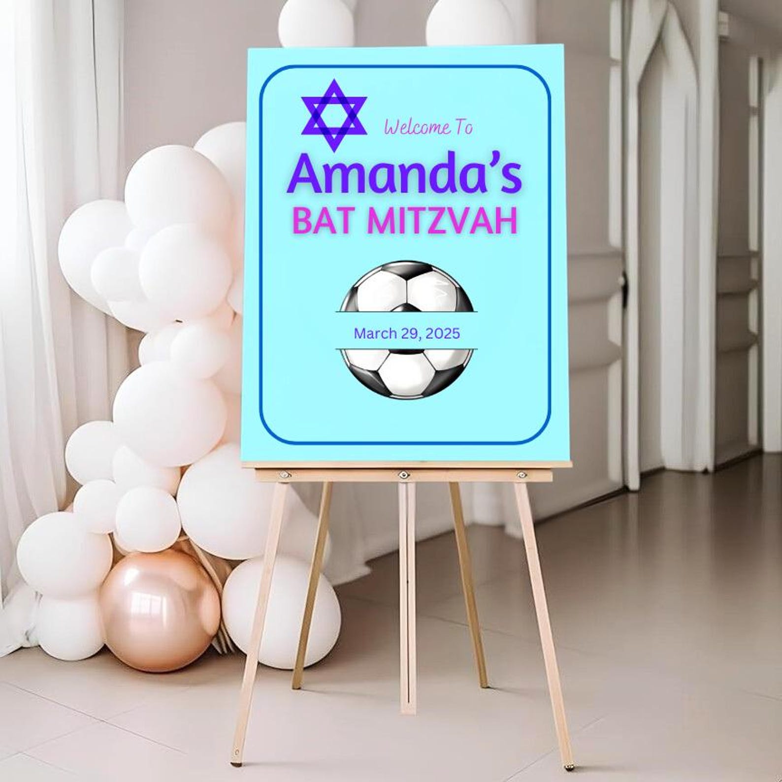 Acrylic Party Sign in Signature Boards With Logo Personalized Custom ...