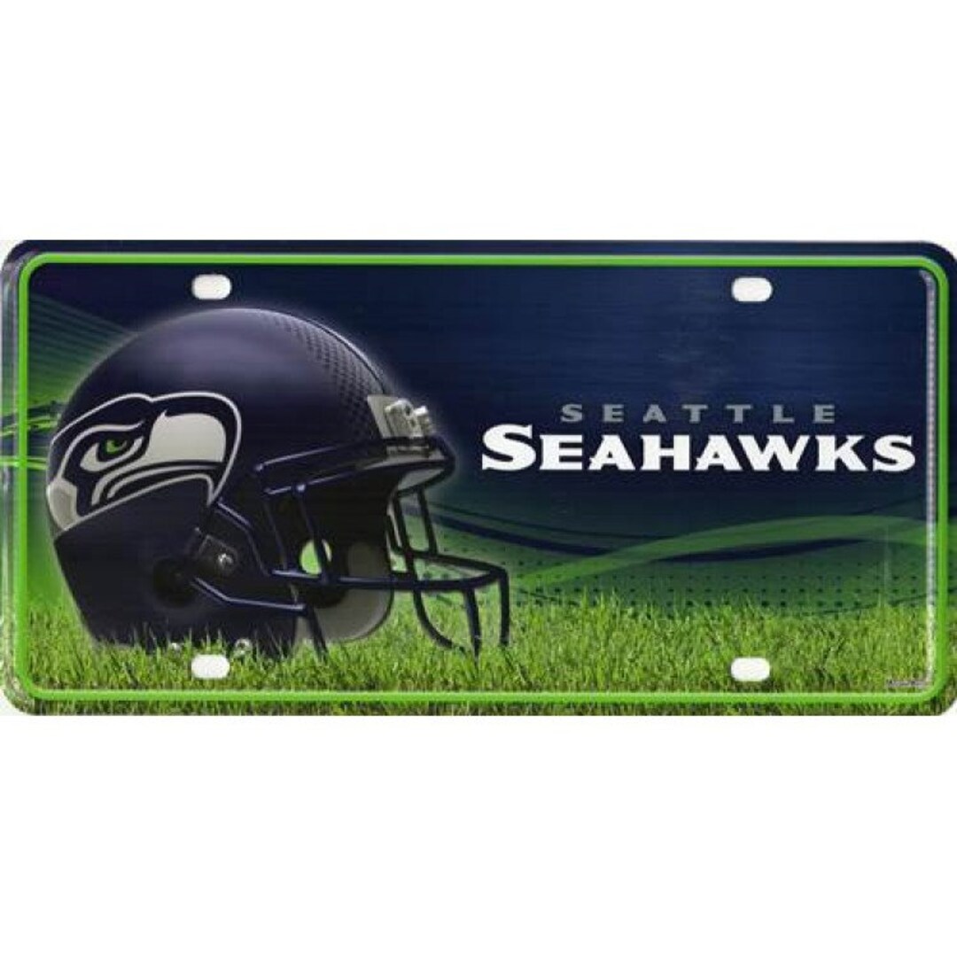Seattle Seahawks Football Sports Personalized Custom License Vanity ...
